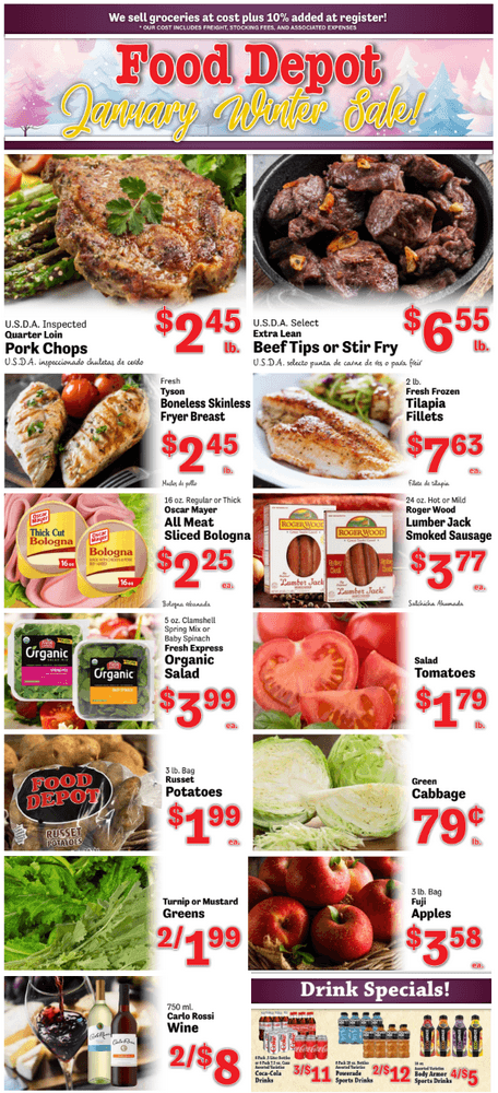 Food Depot Weekly Ad Jan 08 – Jan 14, 2024