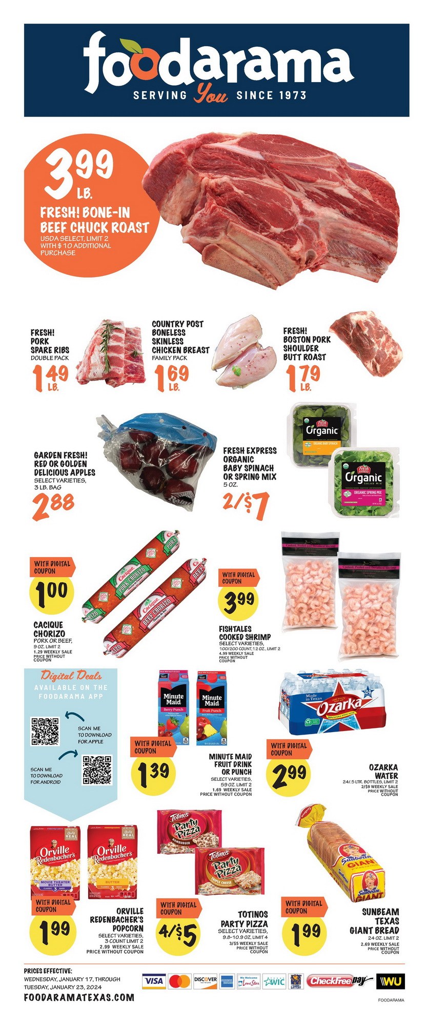 Foodarama Weekly Ad Jan 17 – Jan 23, 2024
