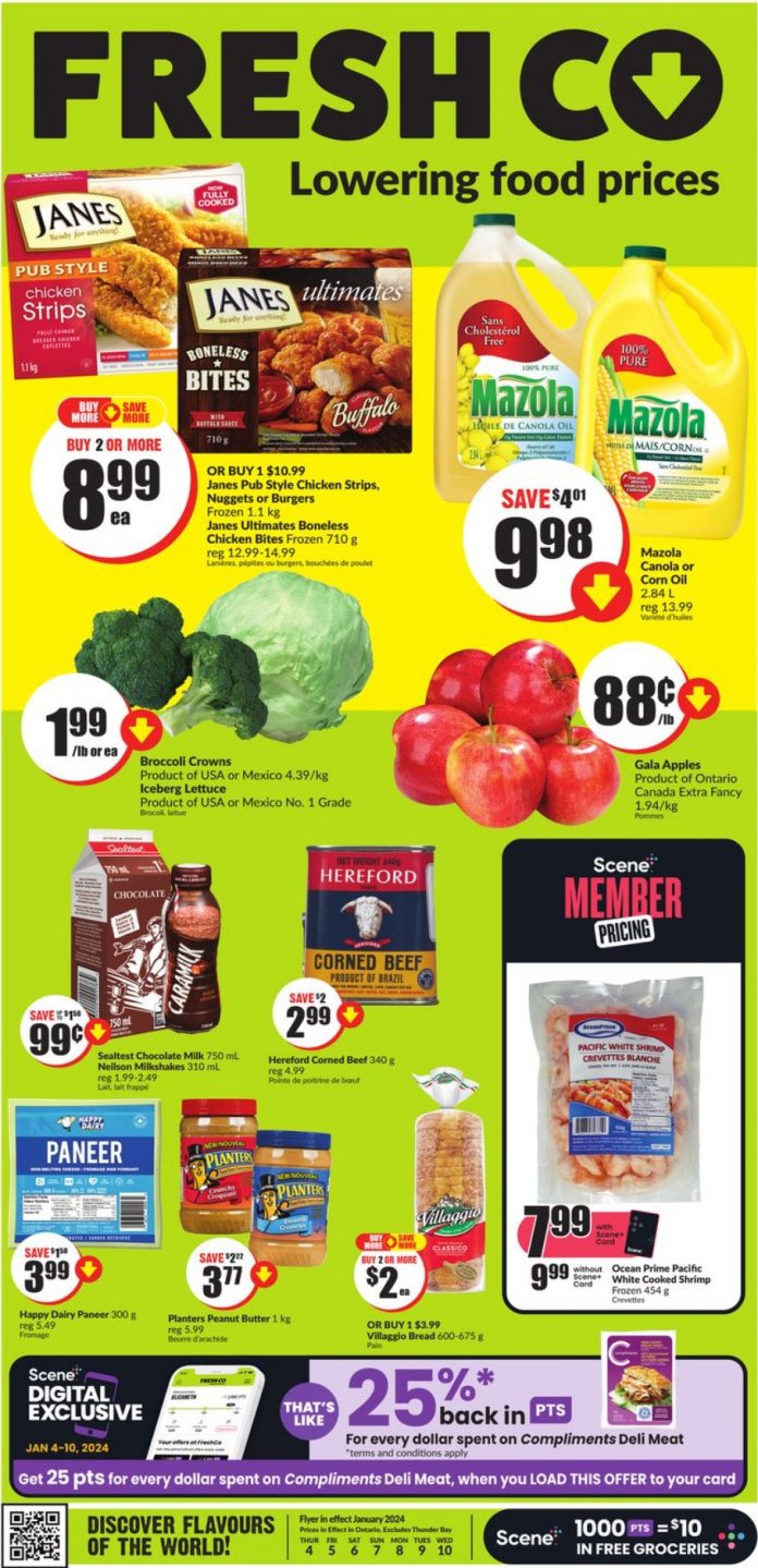 Freshco Weekly Ad Jan 04 – Jan 10, 2024