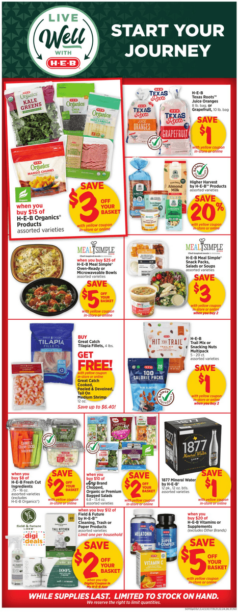 HEB Weekly Ad Jan 10 – Jan 16, 2024