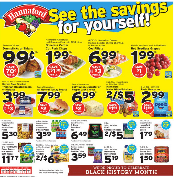Hannaford Weekly Ad Jan 28 – Feb 03, 2024
