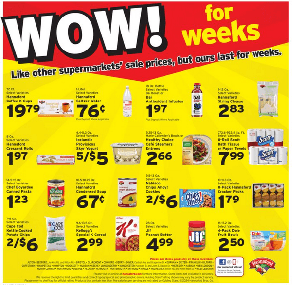Hannaford Weekly Ad Jan 28 – Feb 03, 2024