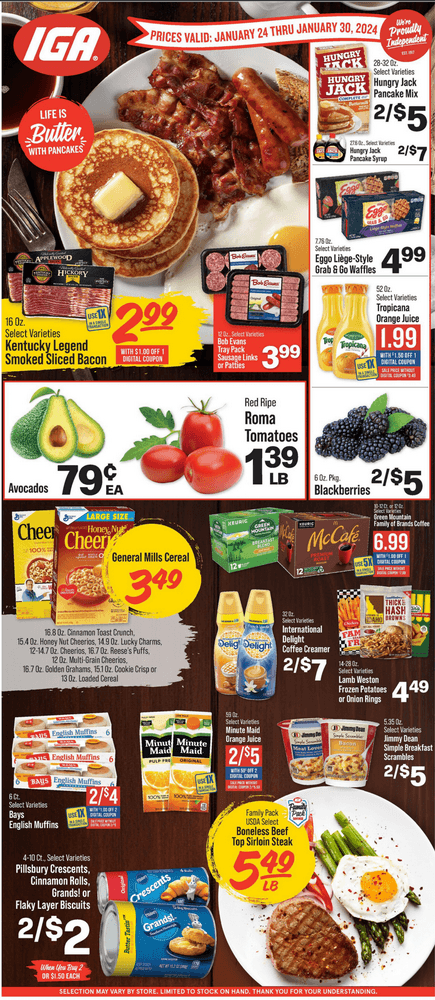 IGA Weekly Ad Jan 24 – Jan 30, 2024
