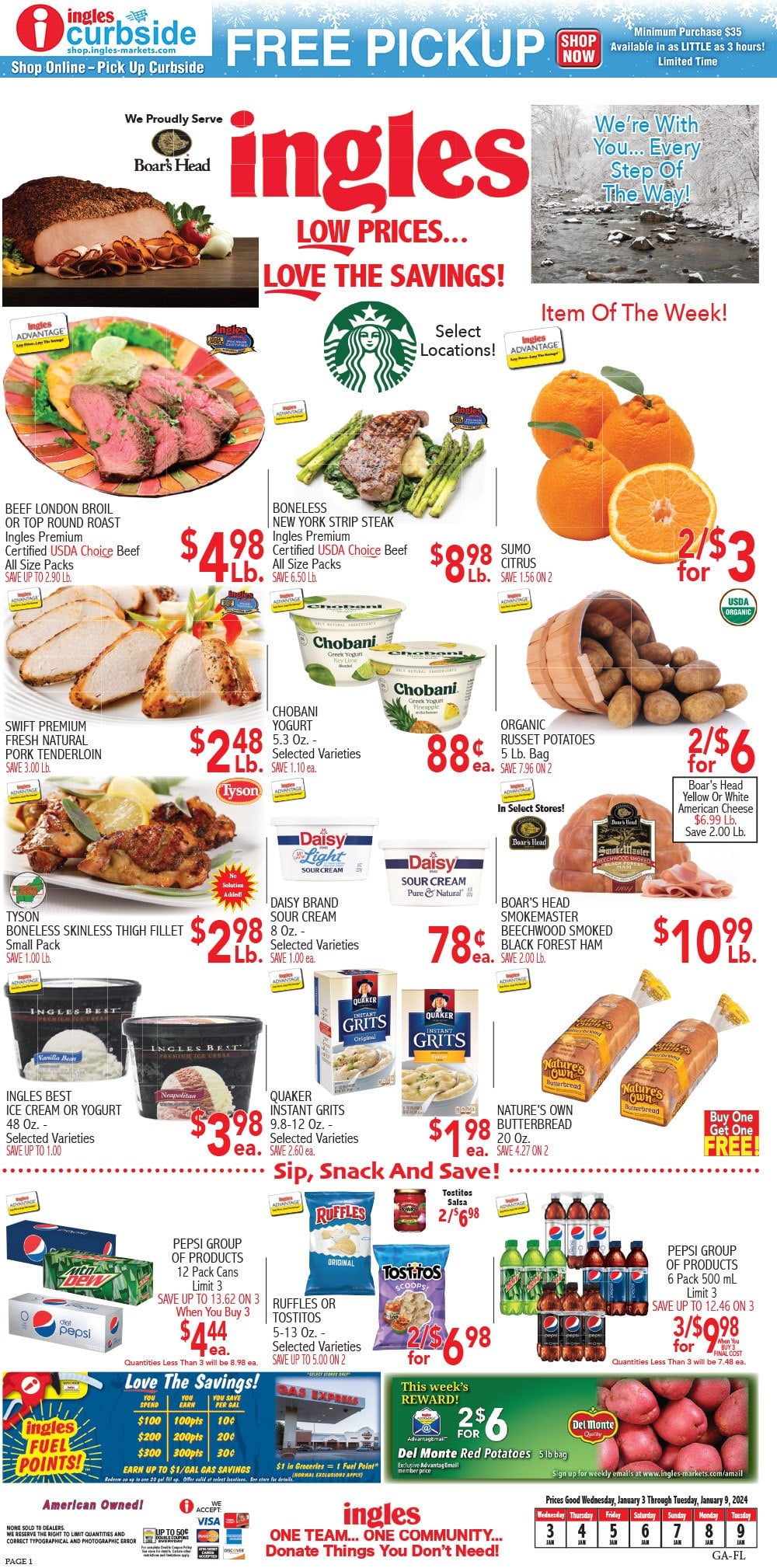 Ingles Weekly Ad Jan 03 – Jan 09, 2024