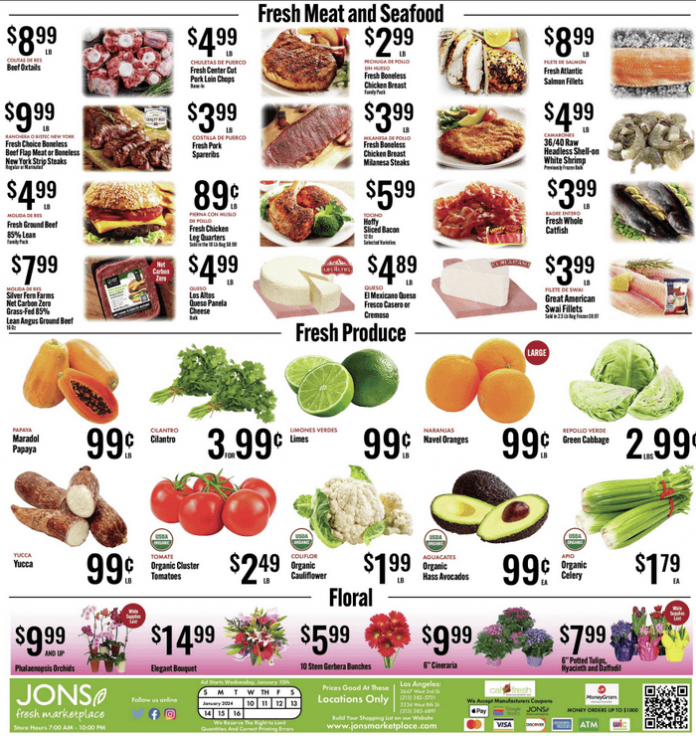 Jons Weekly Ad Jan 10 – Jan 16, 2024