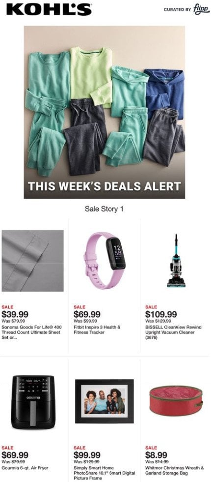 Kohl's Weekly Ad Jan 10 – Jan 16, 2024