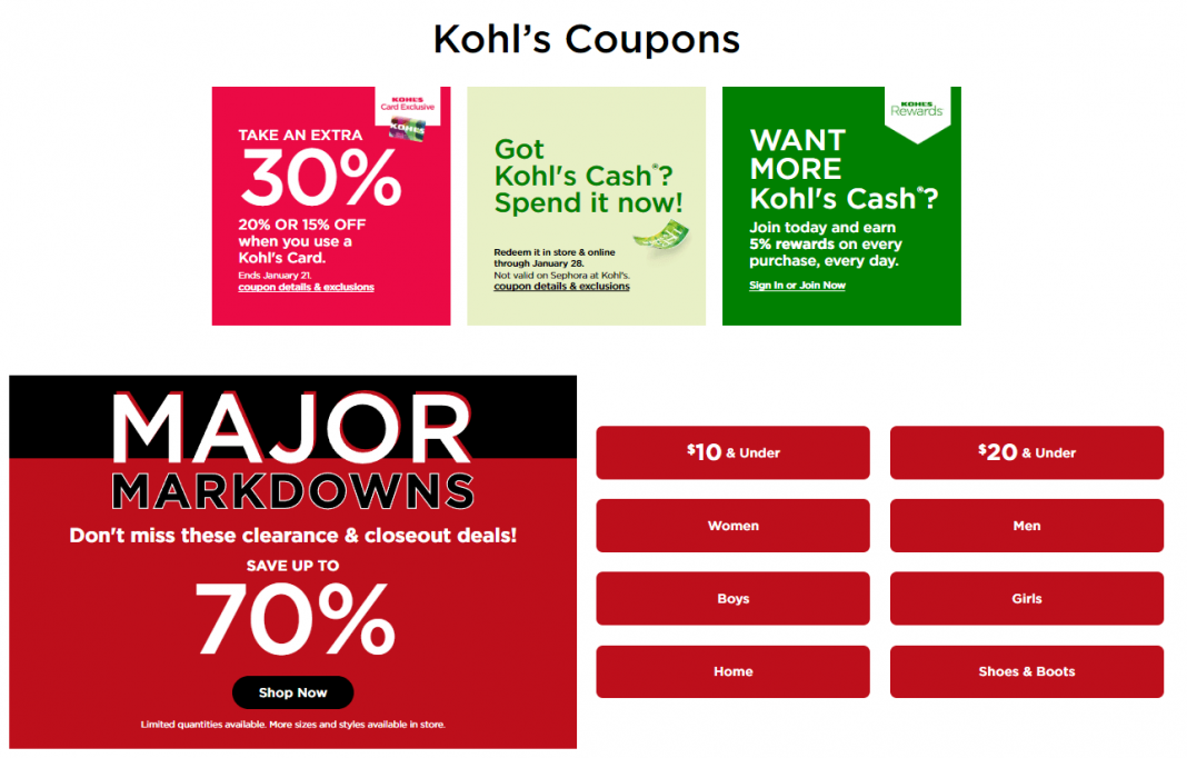 Kohl's Coupon Ad Until Jan 21, 2024 (Valentine's Day Promotion Included)