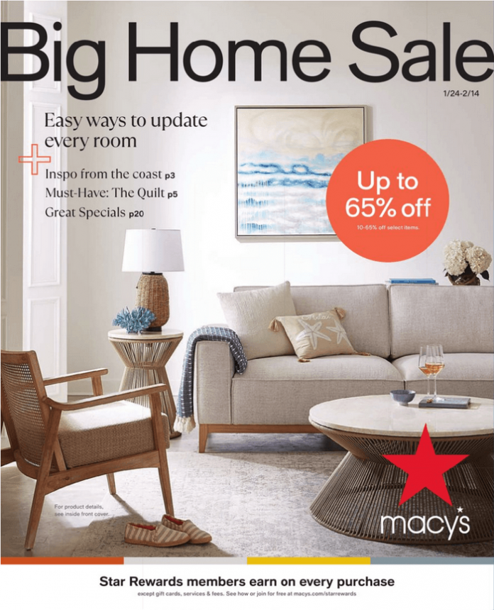 Macy's Big Home Sale Jan 24 – Feb 14, 2024