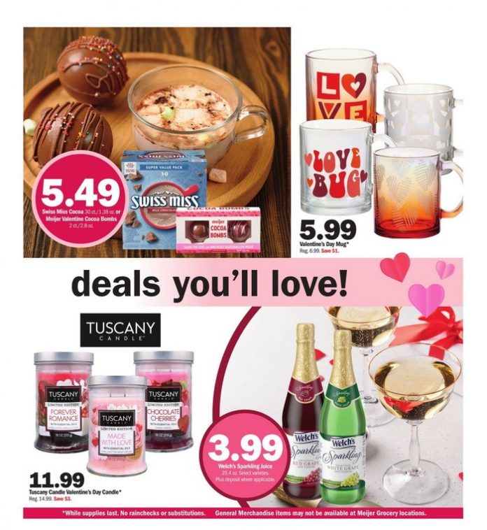 Meijer Valentine's Day Ad Jan 28 – Feb 03, 2024