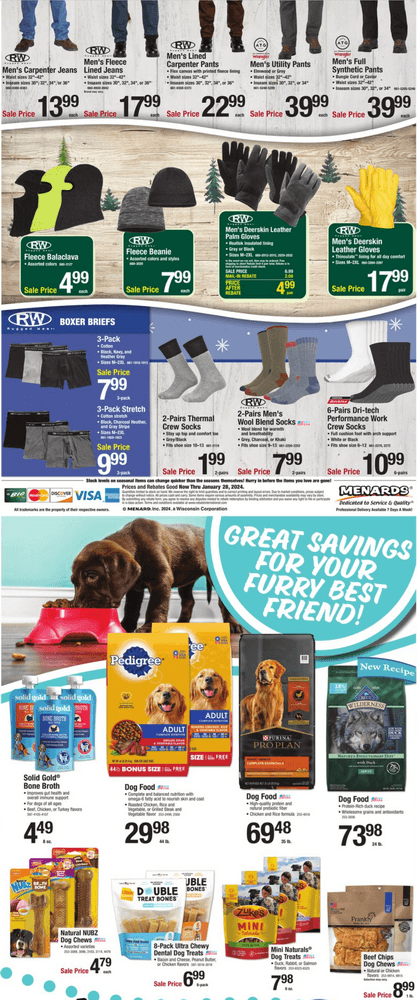 Menards Home Essential Ad Jan 18 – Jan 28, 2024