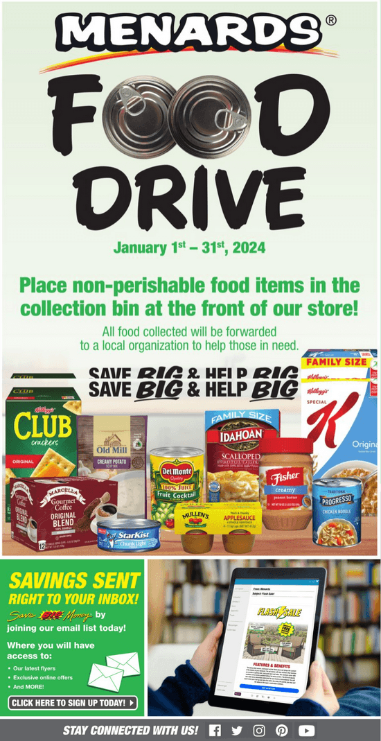 Menards Home Essential Ad Jan 01 – Jan 14, 2024