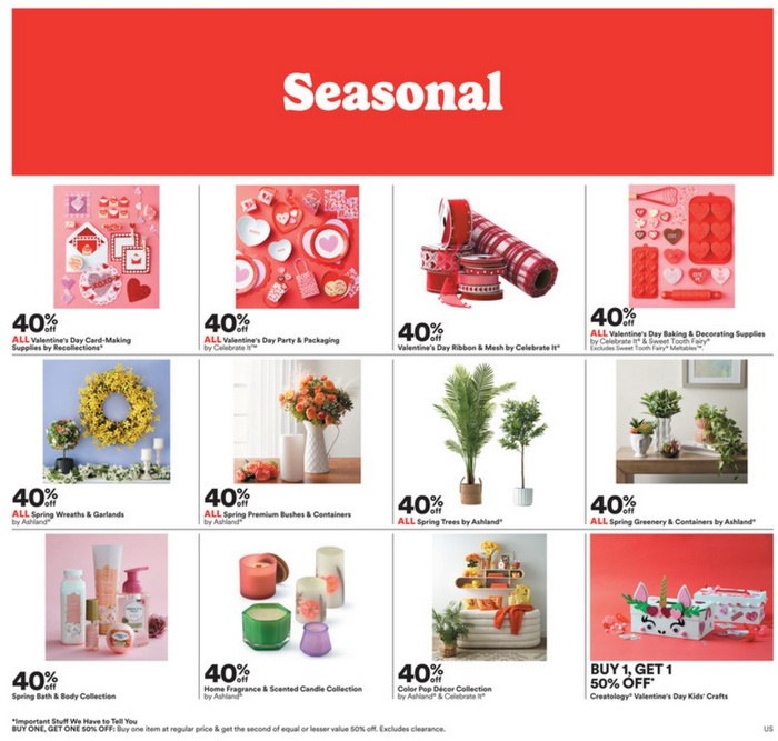 Michaels Weekly Ad Jan 21 – Jan 27, 2024 (New Year & Valentine's Day ...