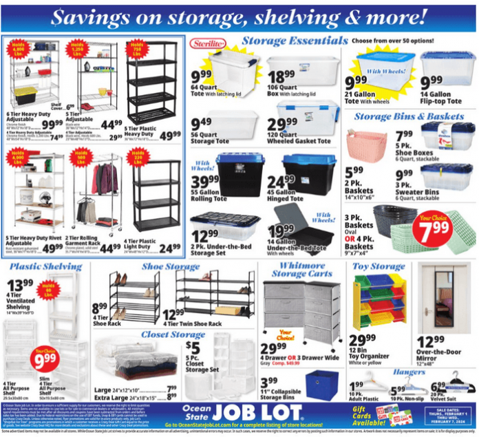 Ocean State Job Lot Weekly Ad Feb 01 – Feb 07, 2024