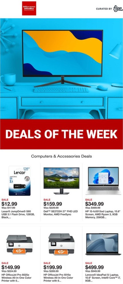 Office Depot Weekly Ad Jan 02 – Jan 07, 2024