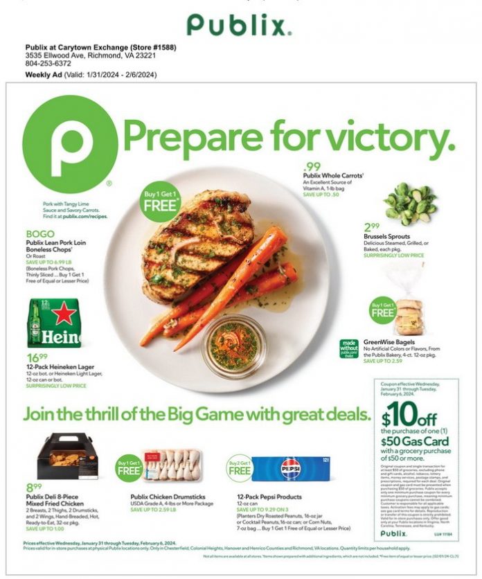 Publix Weekly Ad Jan 31 – Feb 06, 2024