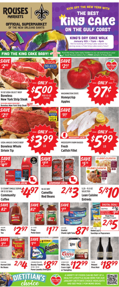 Rouses Weekly Ad Jan 03 – Jan 10, 2024