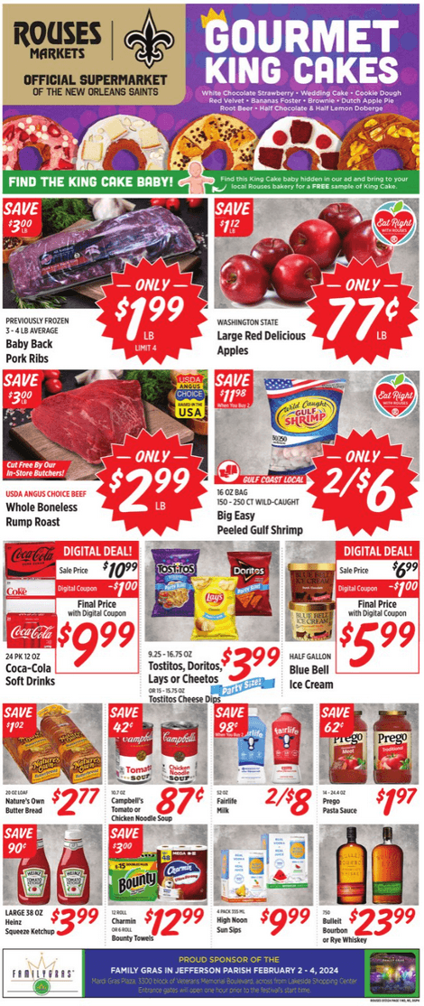 Rouses Weekly Ad Jan 31 – Feb 07, 2024 (Valentine's Day Promotion Included)