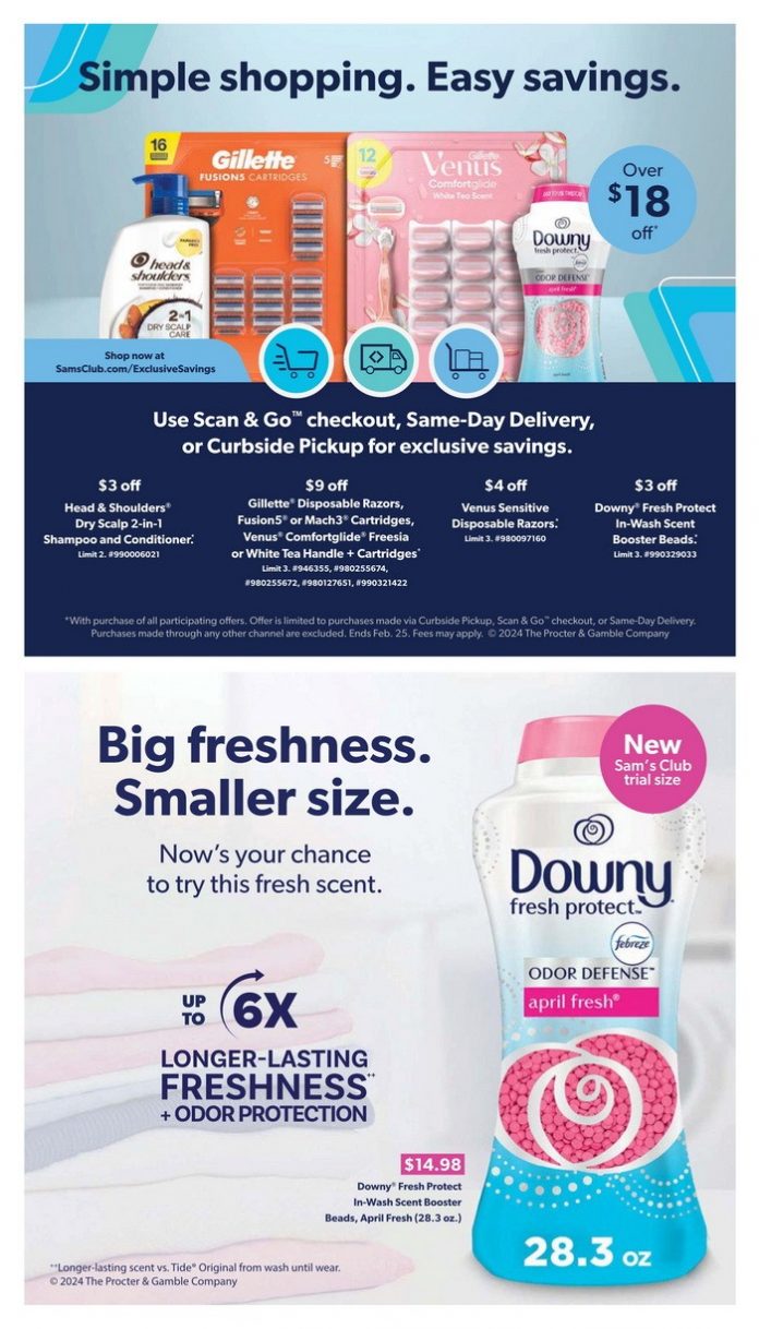 Sam's Club Instant Savings Ad Feb 01 – Feb 25, 2024 (Valentine's Day ...