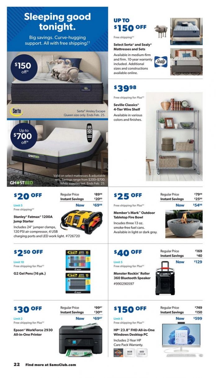 Sam's Club Instant Savings Ad Feb 01 – Feb 25, 2024 (Valentine's Day ...