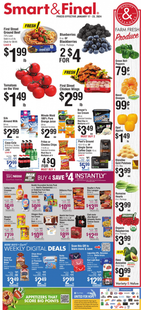 Smart & Final Weekly Ad Jan 17 – Jan 23, 2024