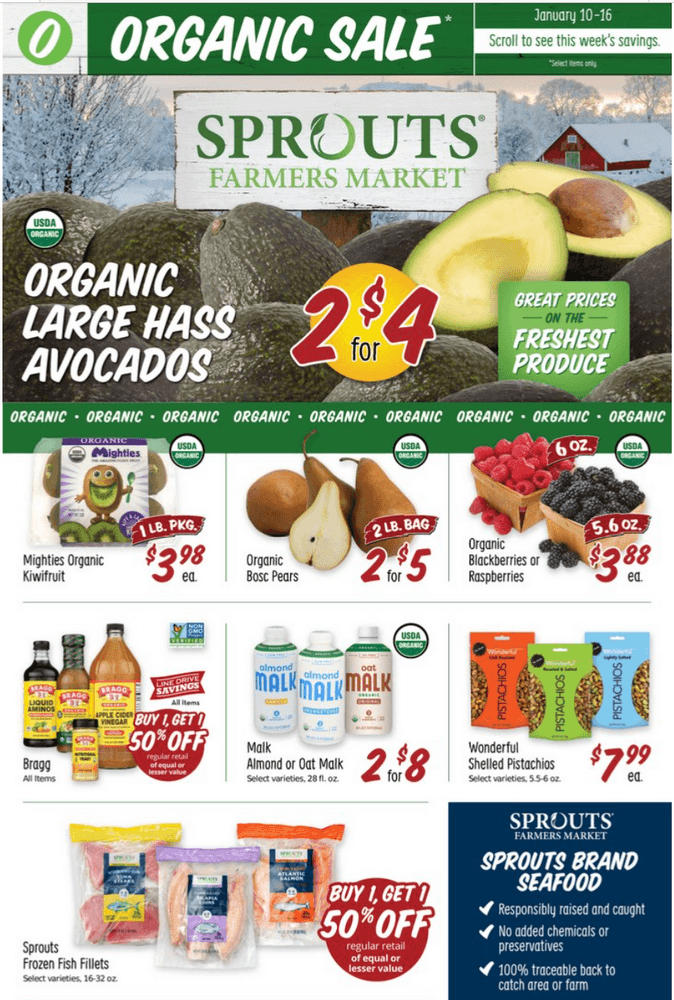 Sprouts Weekly Ad Jan 10 – Jan 16, 2024