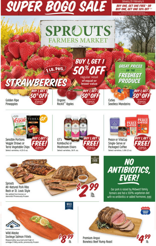 Sprouts Weekly Ad Jan 31 – Feb 06, 2024