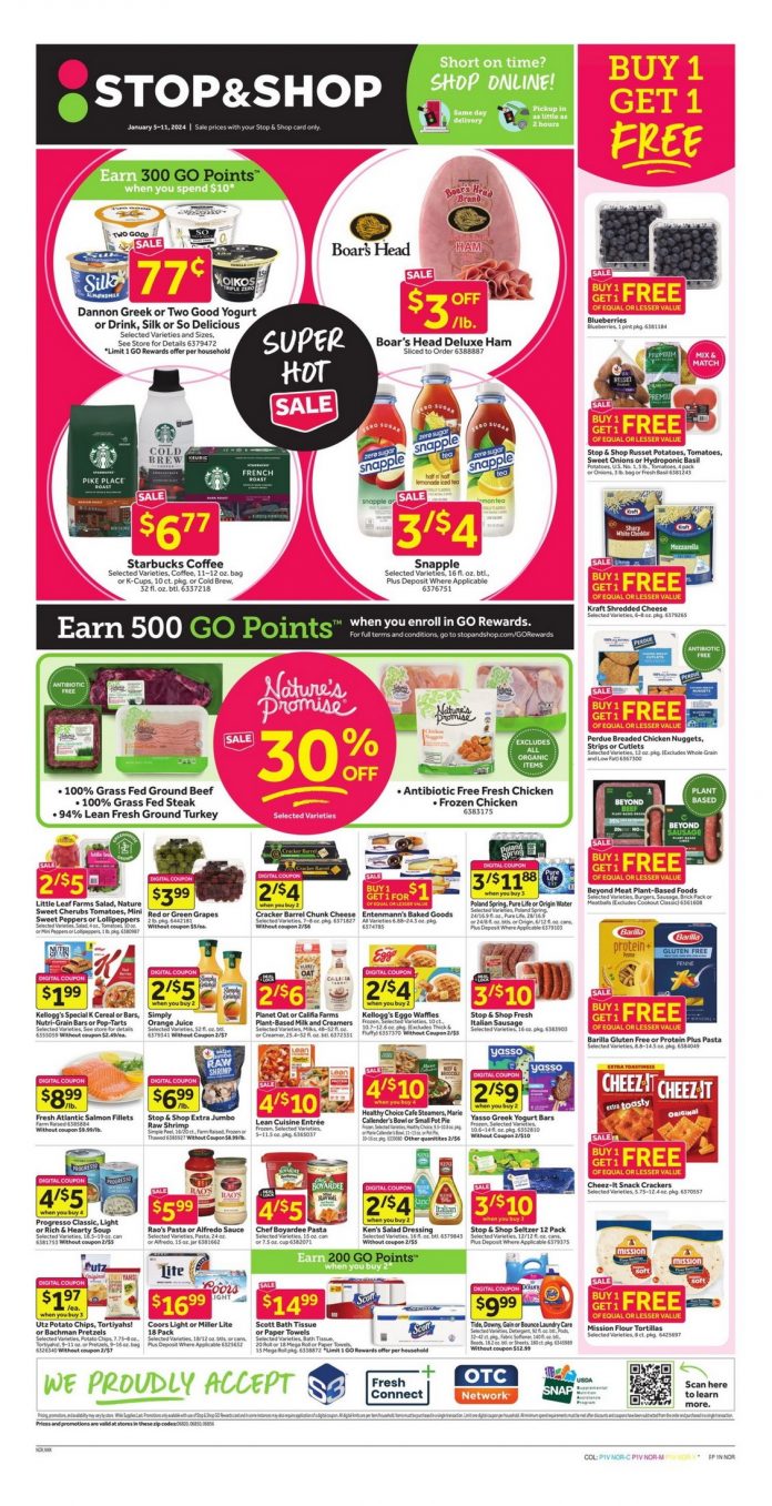 Stop & Shop Weekly Ad Jan 05 – Jan 11, 2024