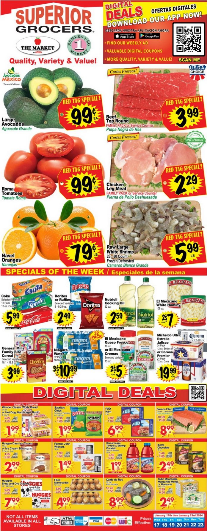 Superior Grocers Weekly Ad Jan 17 – Jan 23, 2024