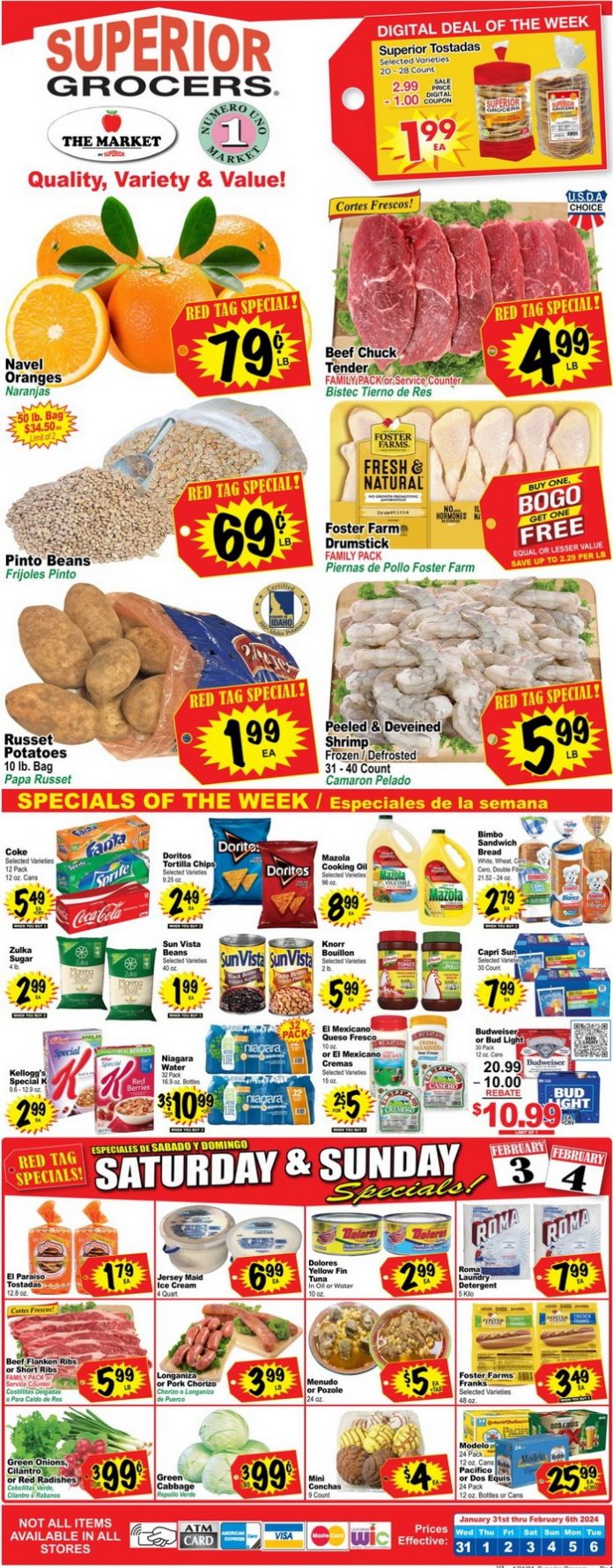 Superior Grocers Weekly Ad Jan 31 – Feb 06, 2024