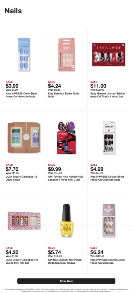 Ulta Beauty Weekly Ad Jan 08 – Jan 14, 2024