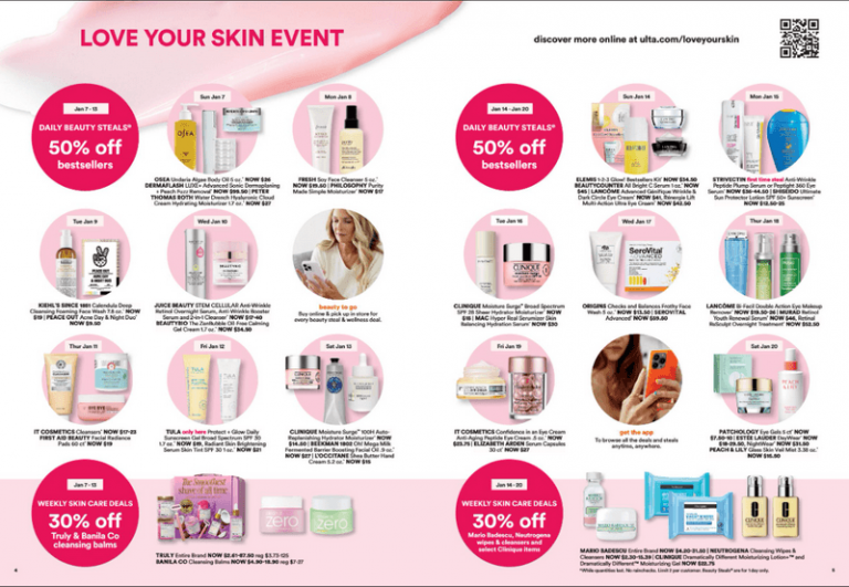 Ulta Beauty Monthly Ad Dec 31, 2023 – Jan 20, 2024