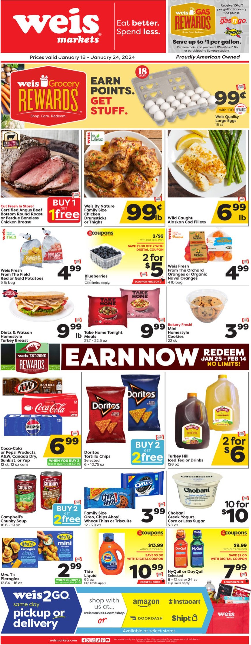 Weis Markets Weekly Ad Jan 18 – Jan 24, 2024