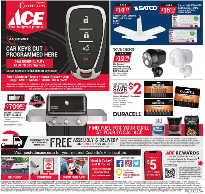 ACE Hardware Monthly Ad Feb 01 – Feb 29, 2024
