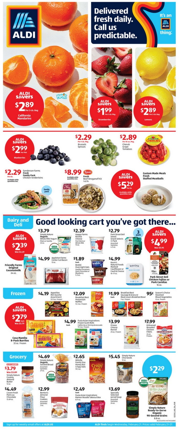 ALDI Weekly Ad Feb 21 – Feb 27, 2024