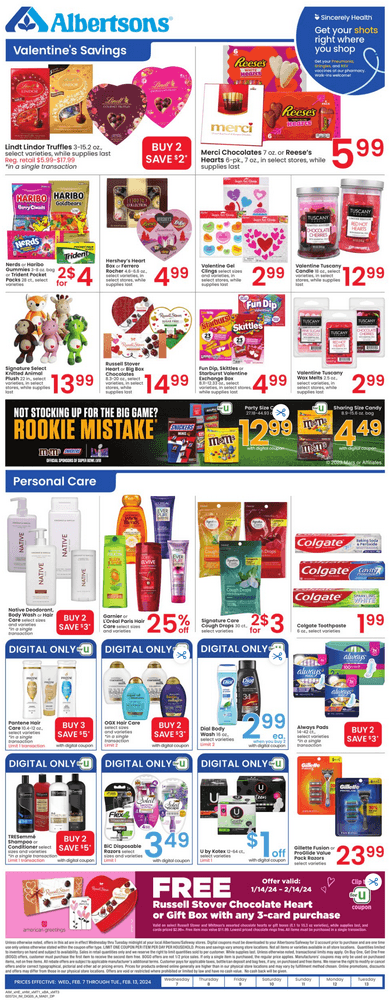 Albertsons Weekly Ad Feb 07 – Feb 13, 2024