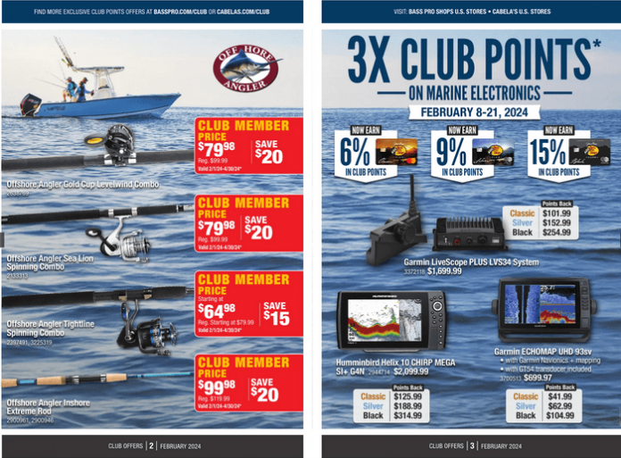 Bass Pro Shops Monthly Ad Feb 01 – Feb 29, 2024