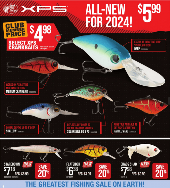 Bass Pro Shops Spring Fishing Sale Mar 07 – Mar 27, 2024