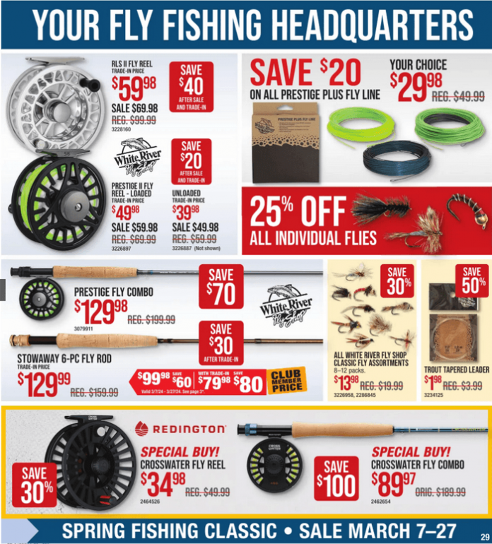 Bass Pro Shops Spring Fishing Sale Mar 07 – Mar 27, 2024