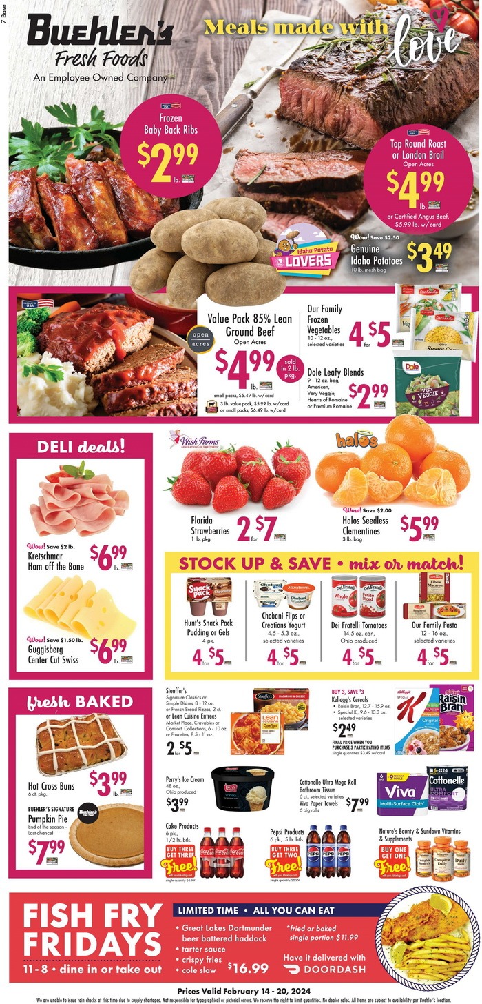 Buehler's Weekly Ad Feb 14 – Feb 20, 2024