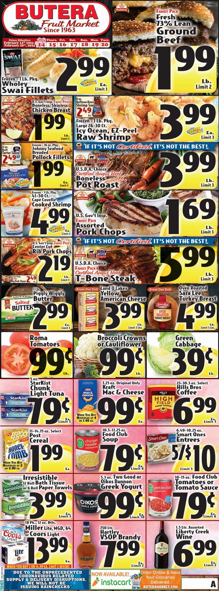 Butera Weekly Ad Feb 14 – Feb 20, 2024