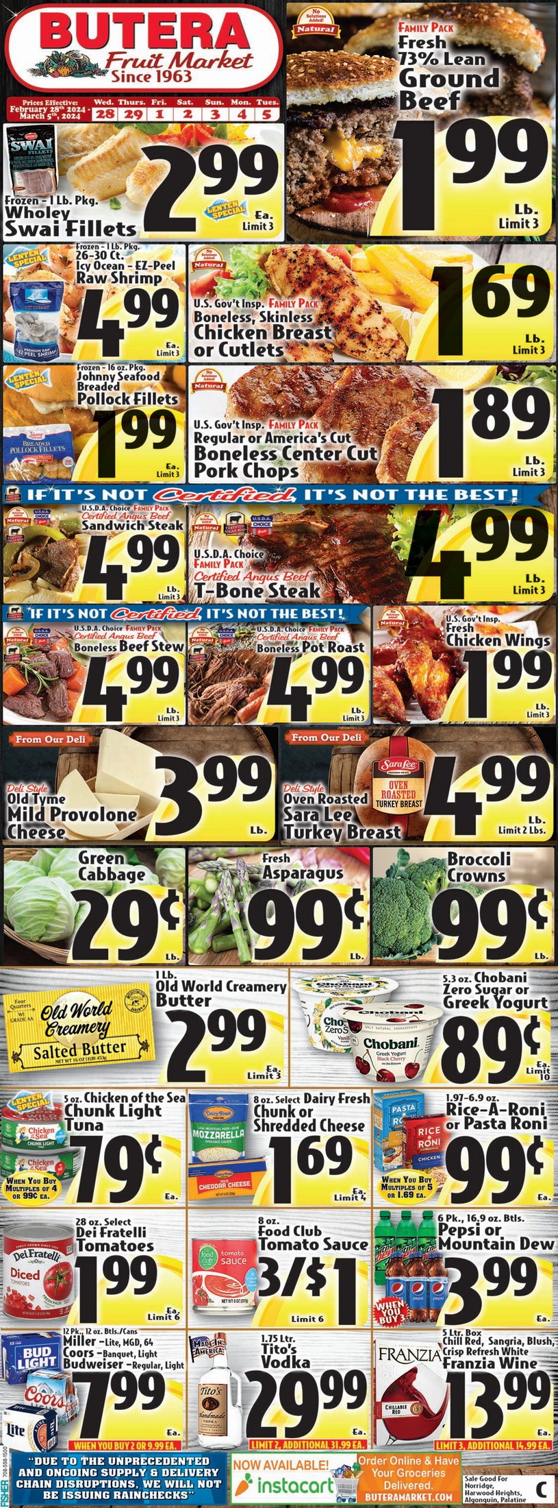 Butera Weekly Ad Feb 28 – Mar 05, 2024