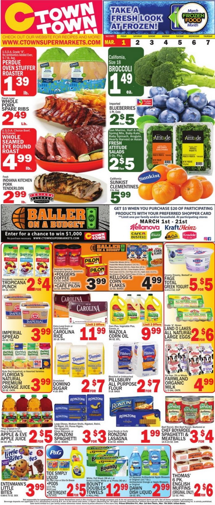 C-Town Weekly Ad Mar 01 – Mar 07, 2024