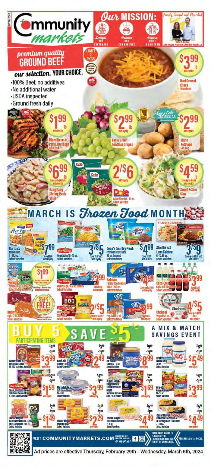 Community Markets Weekly Ad Feb 29 – Mar 06, 2024