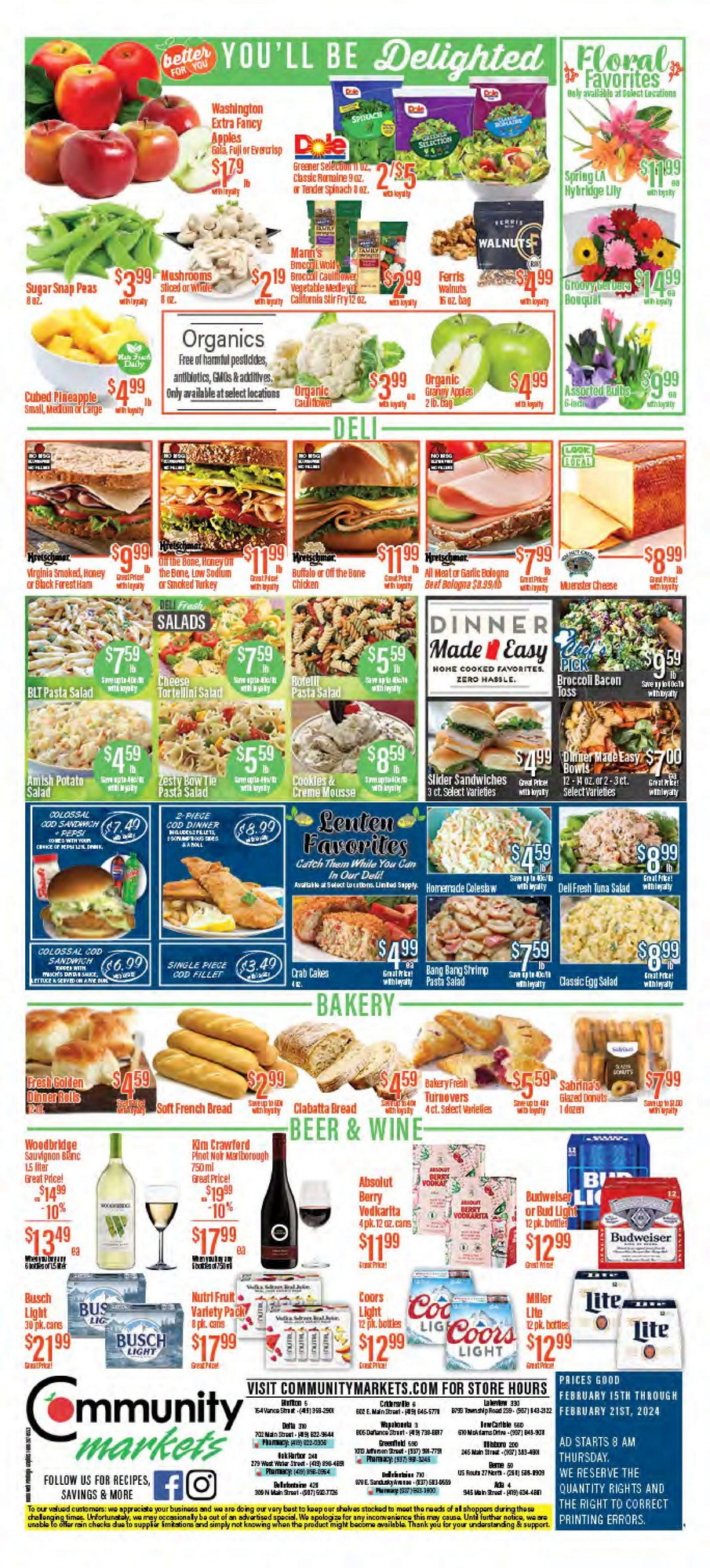 Community Markets Weekly Ad Feb 15 – Feb 21, 2024