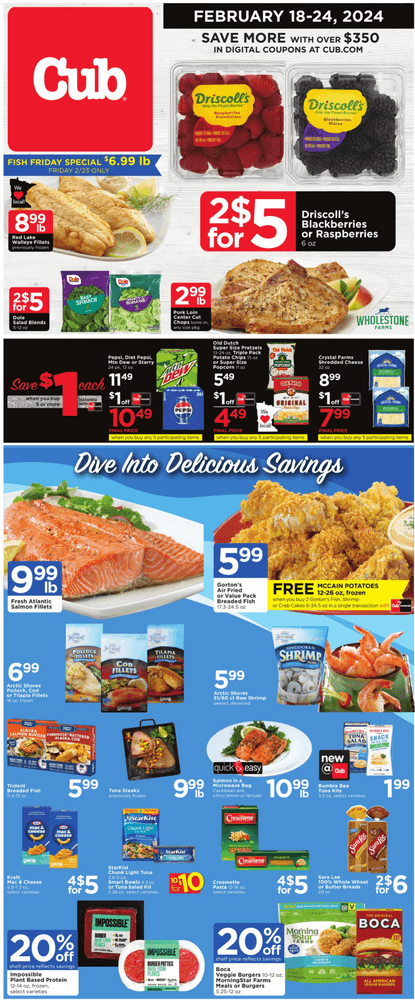 Cub Foods Weekly Ad Feb 18 – Feb 24, 2024
