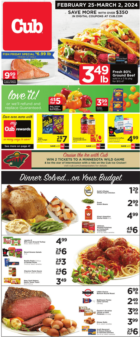 Cub Foods Weekly Ad Feb 25 – Mar 02, 2024