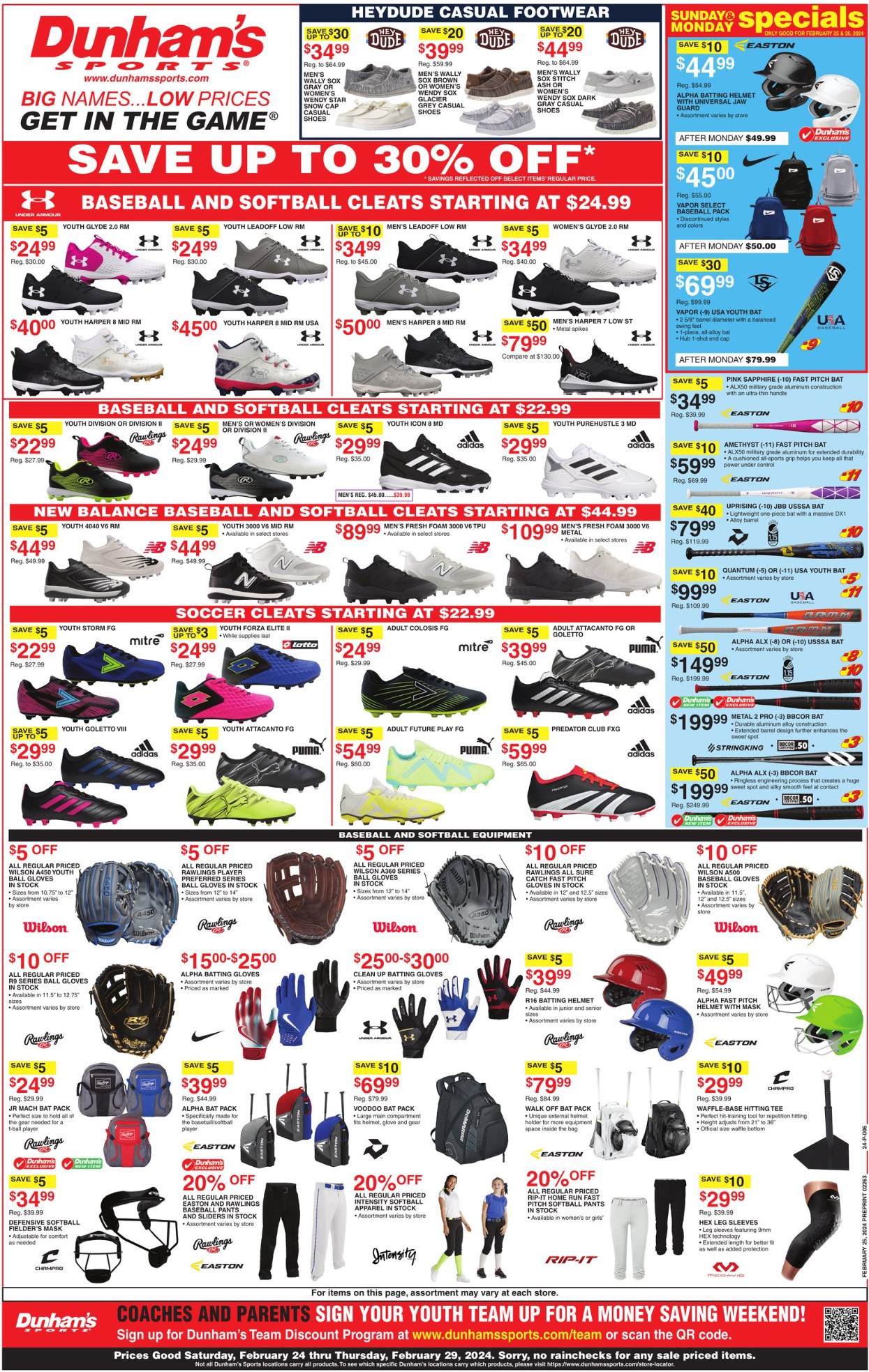 Dunham's Sports Weekly Ad Feb 24 – Feb 29, 2024