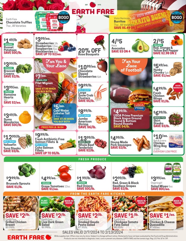Earth Fare Weekly Ad Feb 07 – Feb 13, 2024 (Valentine's Day Promotion ...