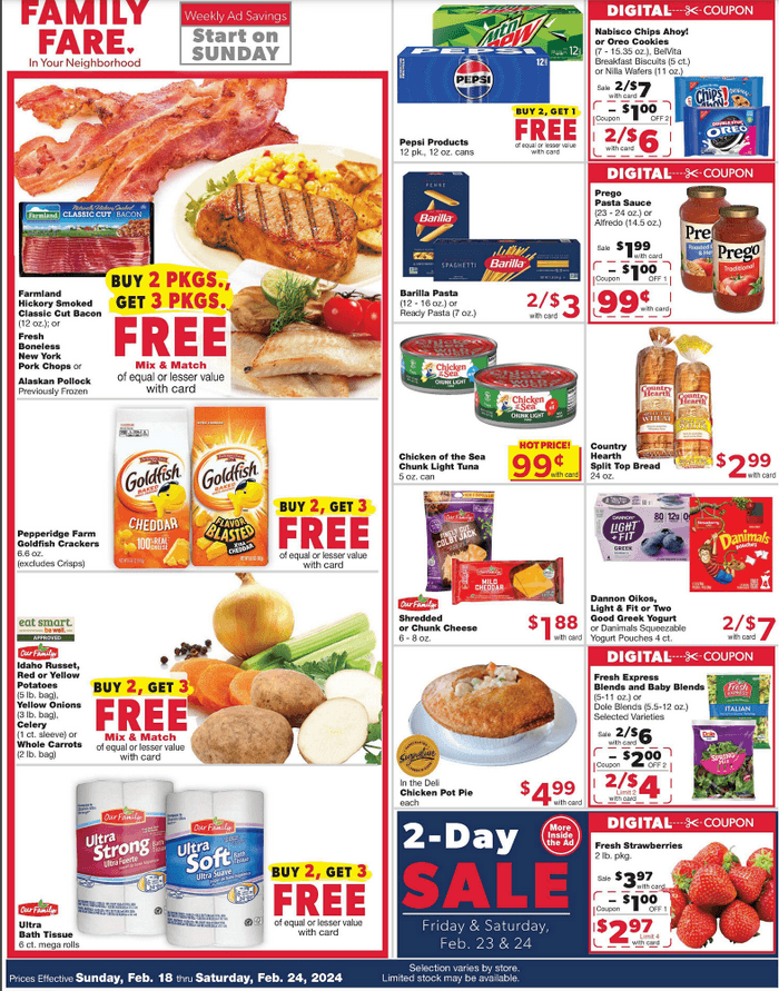 Family Fare Weekly Ad Feb 18 – Feb 24, 2024