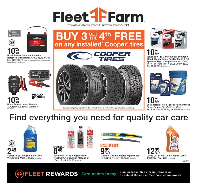 Fleet Farm Weekly Ad Feb 08 – Feb 14, 2024